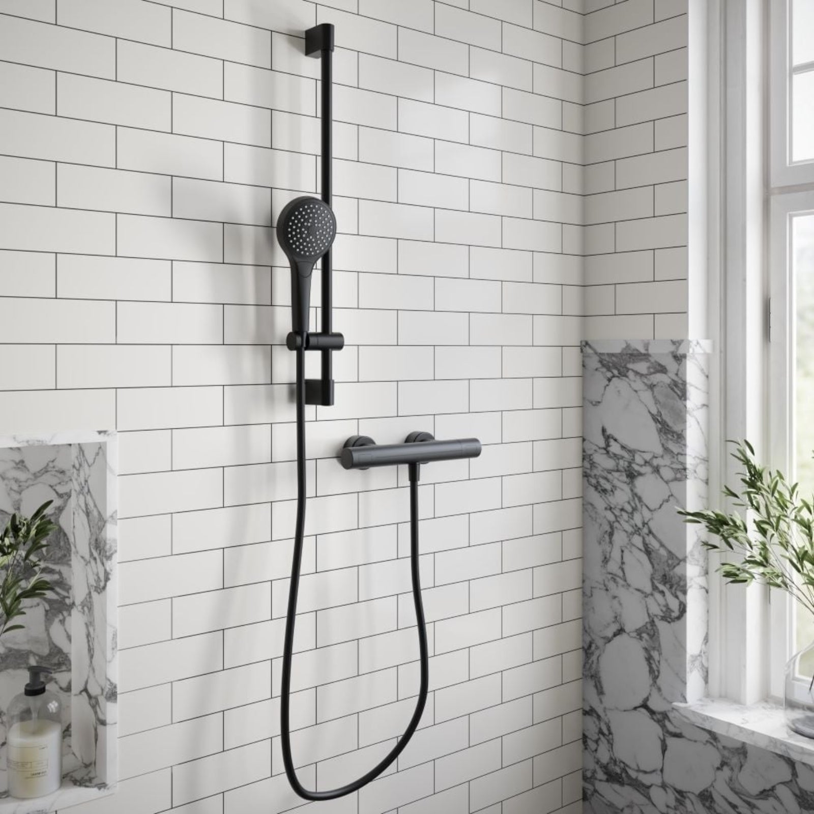 Villeroy & Boch Thermostatic Round Exposed Shower Mixer Set – Taps UK